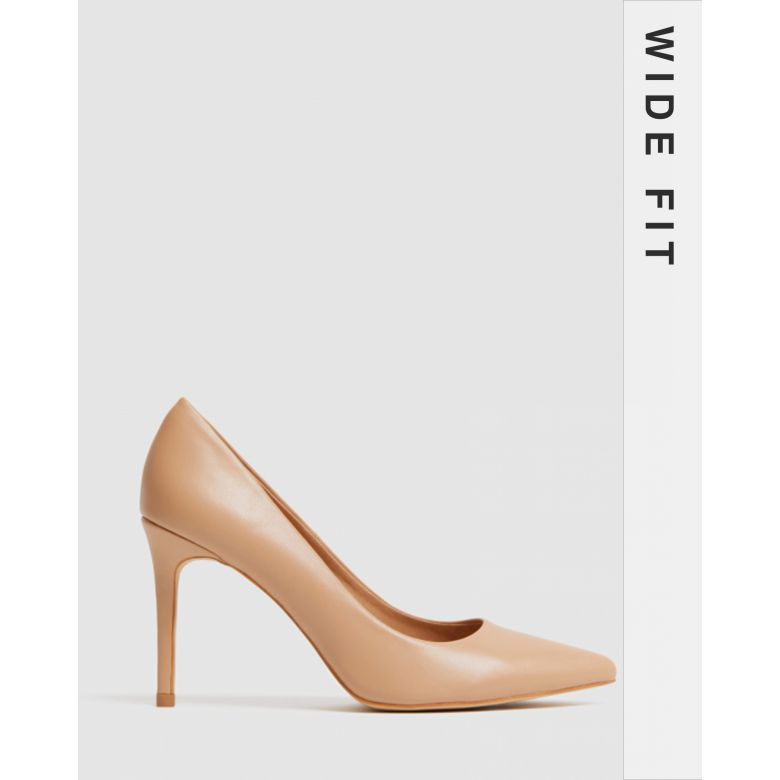 Wide Fit Impossible Camel Court Shoe