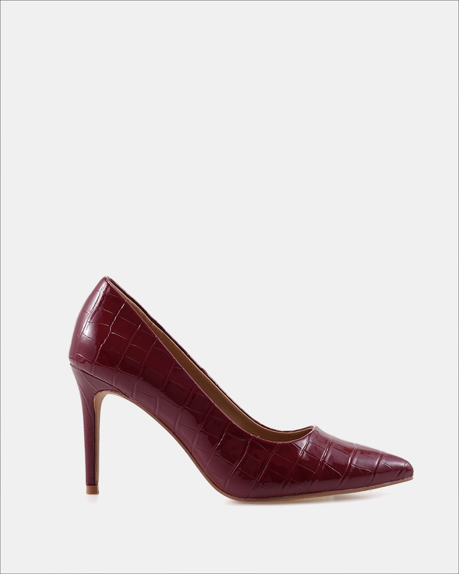 Impossible Burgundy Point Court Shoe